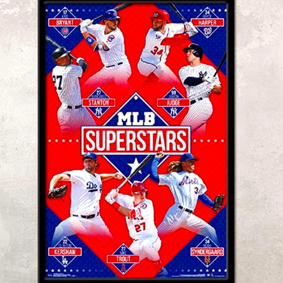 MLB | Other | New Mlb Superstars 8 Wall Poster | Poshmark